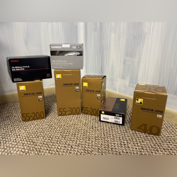 Nikon | Cameras, Photo & Video | Nikon Nikkor Lens Collection Nwt For ...